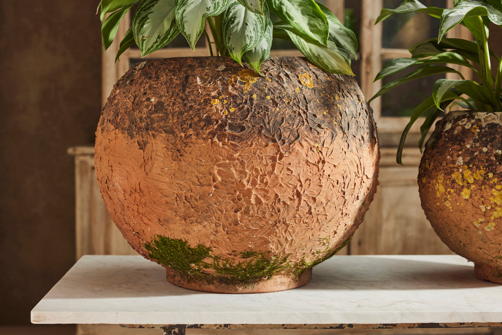 Italian Terracotta Planters | Garden Antiques | Violet Grey