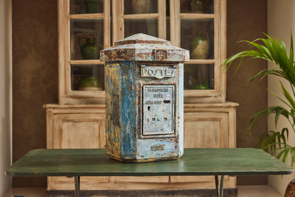 Classic French Post Box | Garden Antiques | Violet Grey
