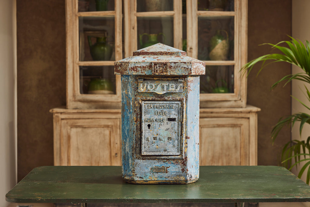 Classic French Post Box | Garden Antiques | Violet Grey