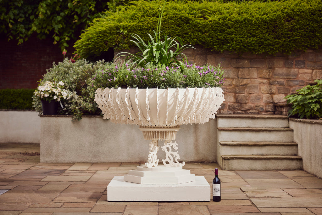 Rare Set of Victorian Planters | Garden Antiques | Violet Grey
