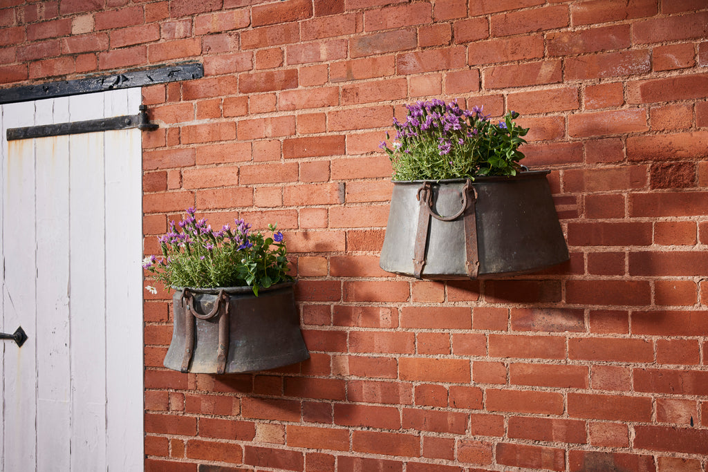 Copper Wall Planters | Garden Antiques | Violet Grey