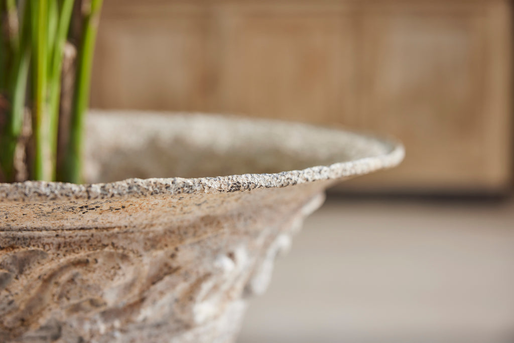 19th Century Cast Iron Planter | Garden Antiques | Violet Grey