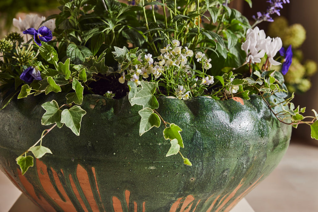 Italian Terracotta Planter | Garden Antiques | Violet Grey