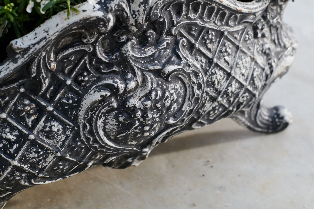 Cast Iron Jardiniere | Garden Antiques | Violet Grey